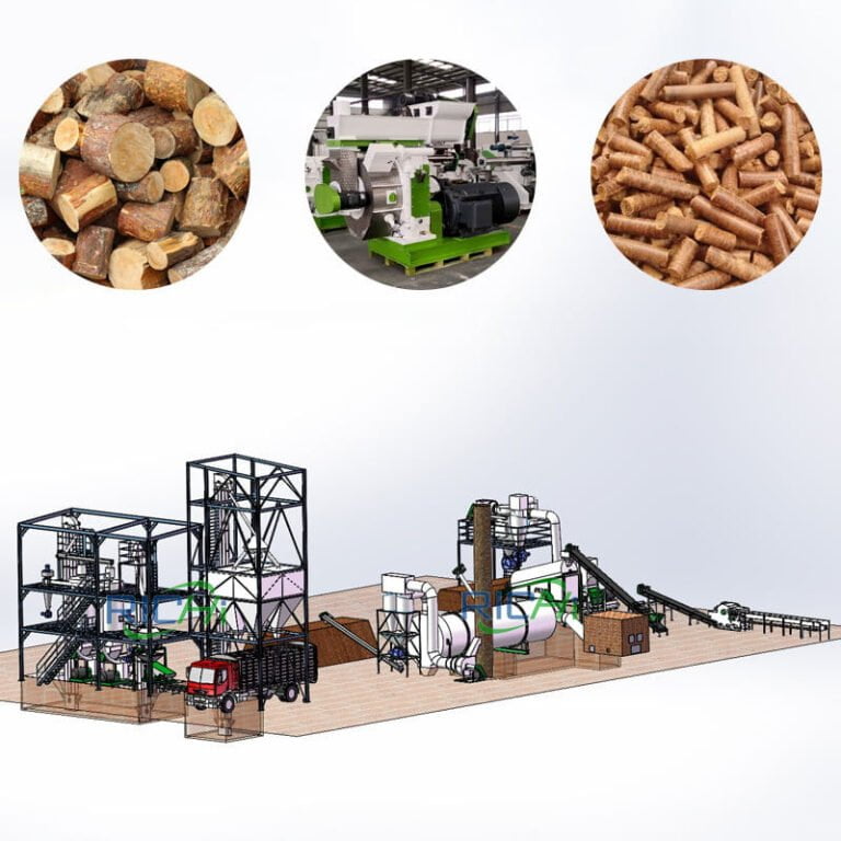 1-20T/H High Quality Biomass Wood Pellet Plant In Indonesia