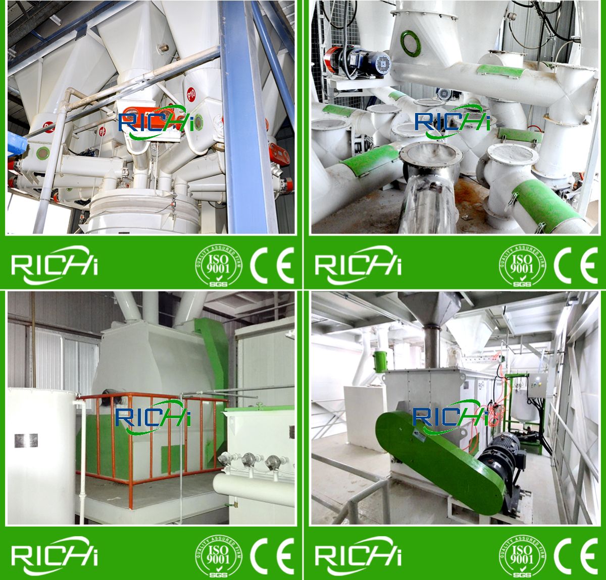 Customizable 1-160T/H Animal Feed Mill Plant Construction