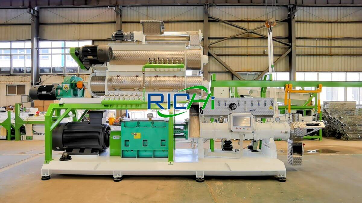 CE 1-12T/H Twin Screw Extruder For Sale For Aqua & Pet Food