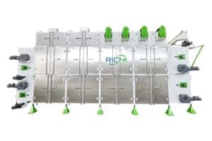 Professional Design 2-12T/H Fish Feed Dryer Machine With CE