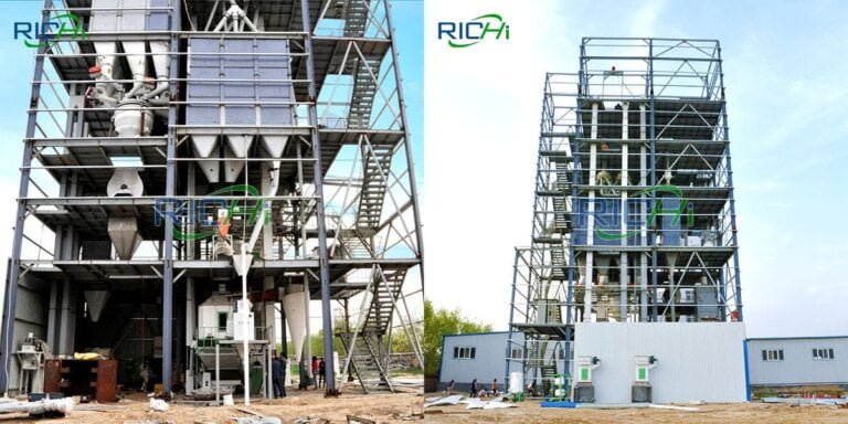 0.1-40T/H Customized High Level Shrimp Feed Mill Equipment