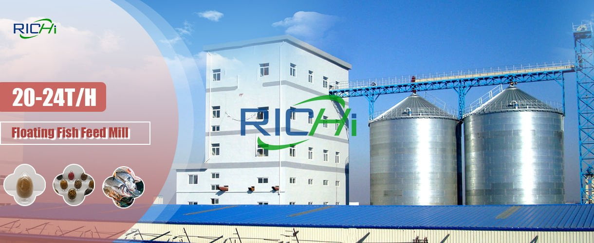 1-60T/H Automatic Floating Fish Feed Mill With CE