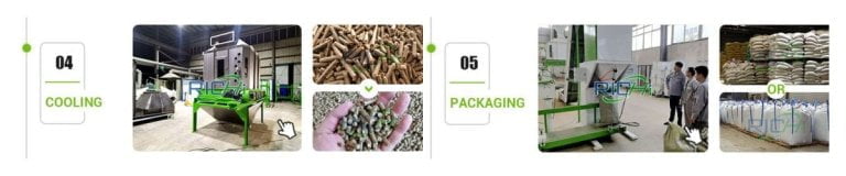 Complete CE Automatic 2T/H Straw Pellet Plant For Biofuel Pellets