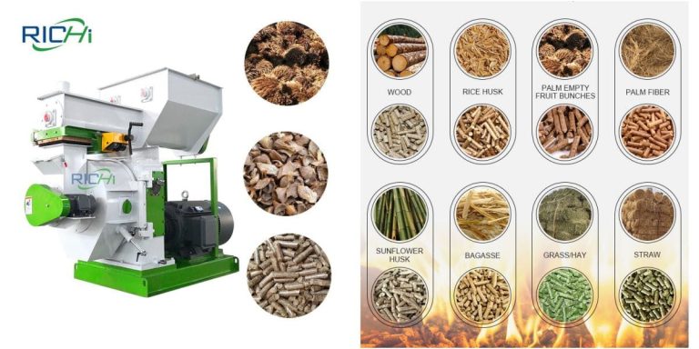 1-20T/H Palm Waste EFB Pellet Machine For EFB PKS OPT Fuel