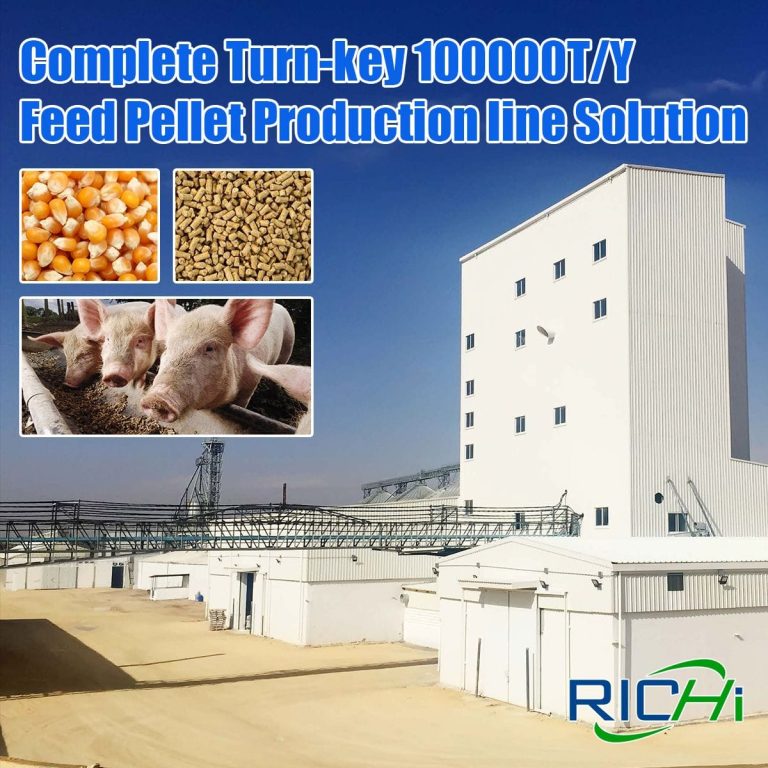 Automatic Turnkey 1-160T/H Pig Feed Mill Plant Solution