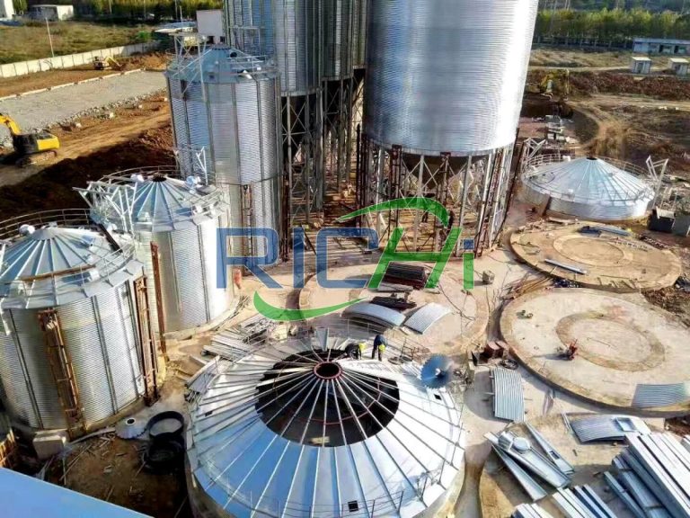 Steel Storage Silos For Feed Mill Plants - Richi Machinery