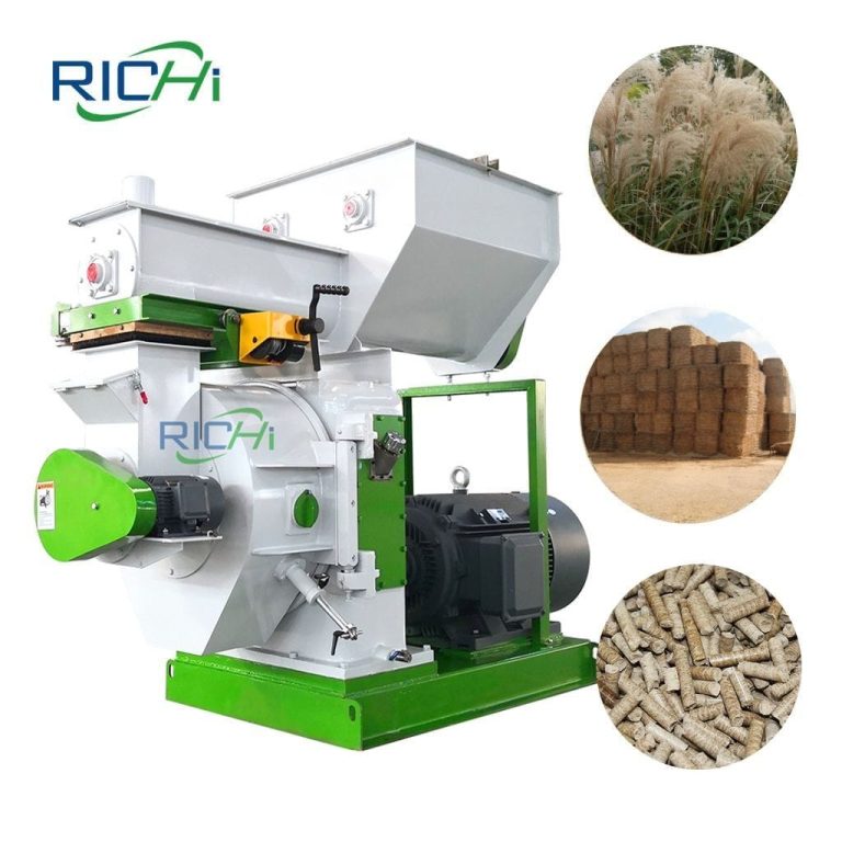 1-42T/H Elephant Grass Miscanthus Pellet Mill For Fuel & Feed