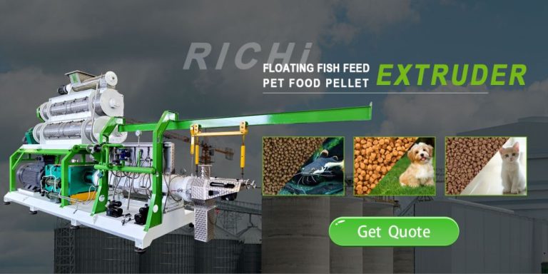 1-12T/H CE Pet Food Extruder Machine - RICHI MACHINERY
