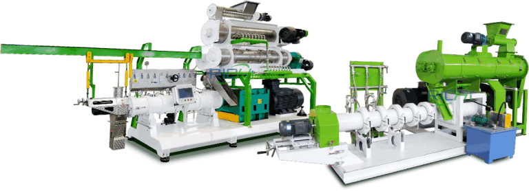 0.2-12T/H Floating Fish Feed Extruder Machine - Twin/Single Screw