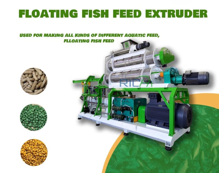 0.2-12T/H Floating Fish Feed Extruder Machine - Twin/Single Screw