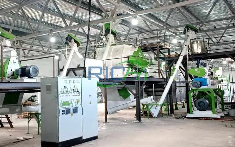 High-end 1-60 T/H Aqua Shrimp Fish Feed Mill Project - Pellet Machine ...