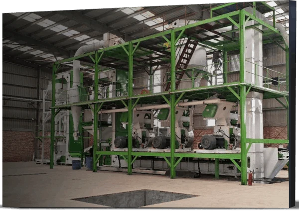 3-8T/H Industrial Biomass Wood Pellet Machine - RICHI الالآت